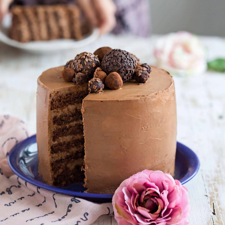 Chocolate Truffle Cake - Dani's Cookings